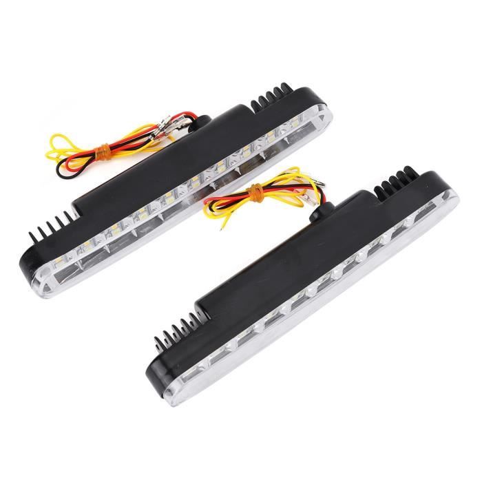 Dilwe Feux diurnes Gorgeri 5050 30LED feux de circulation diurnes à ...
