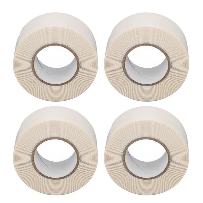 Drfeify Ruban mousse double face 4 rouleaux de ruban adhésif double ...