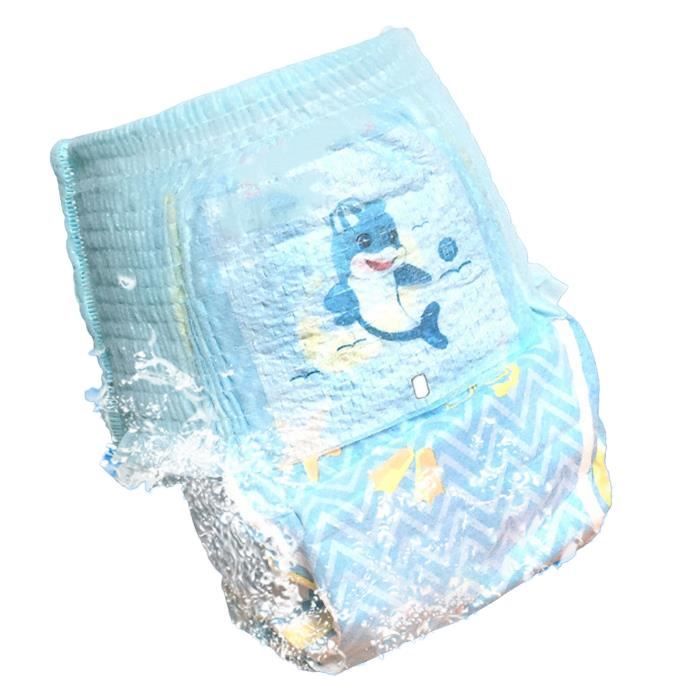 Fafeicy Couches de bain pour bébé réutilisables, Design élastique 360 ...
