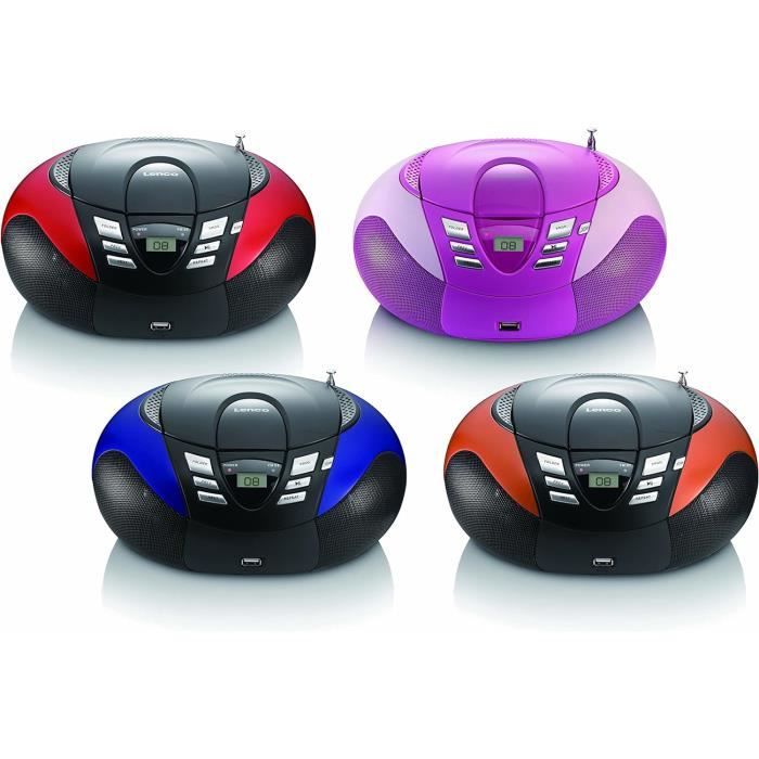 Radio CD portable - LENCO - SCD 37 - Lecteur CD MP3 - Haut-parleurs intégrés - Cdiscount Jeux ...