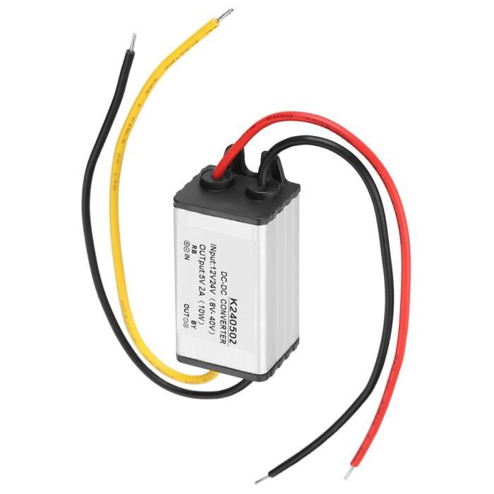 Mxzzand Convertisseur CC Module d'alimentation abaisseur de convertisseur Buck DC-DC 12V/24V à ...