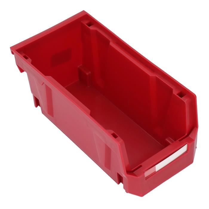 Bac de stockage de pièces - OMABETA - Rouge - PP épaissi - Grande ...