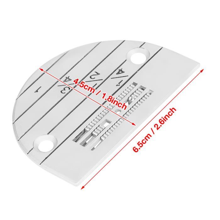 Plaque à aiguille à coudre SALALIS Lot de 3 Accessoires pour Machine à ...