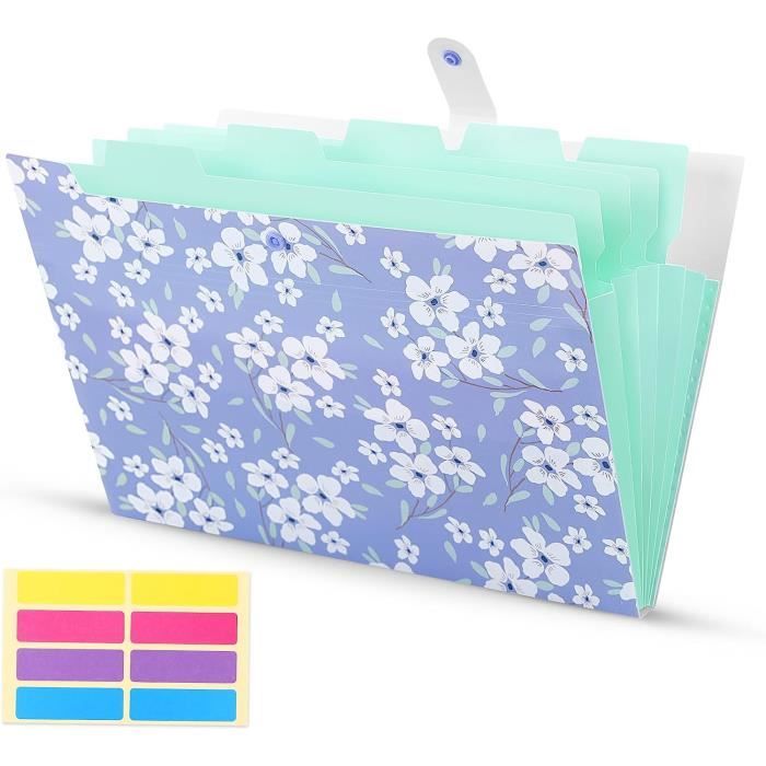 Trieur 5 Compartiments A4 Trieur Document Classeur Rangement Papier ...
