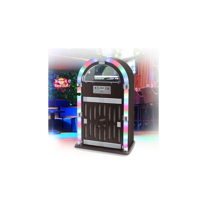 Chaîne Hifi Jukebox RETRO BAR PUB Vintage 87,5cm de Hauteur - 60W avec ...