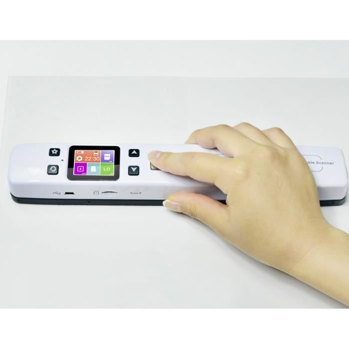 Scanner Portable 1050DPI Sans Fil LCD iScan Handyscan Document Photo ...