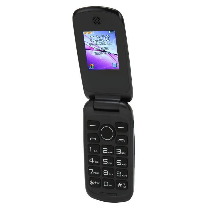 Téléphone à clapet - EJ.LIFE - F4 - 2G - Double SIM - 1200 mAh - Écran ...
