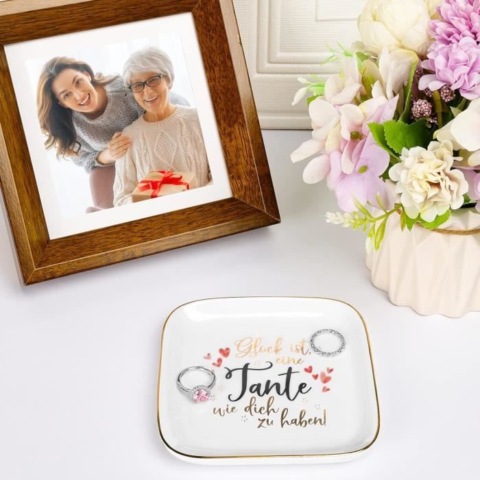 Cadeau De Tante « Happy Ist Eine Tante Wie Dich » - Bol À Bijoux ...