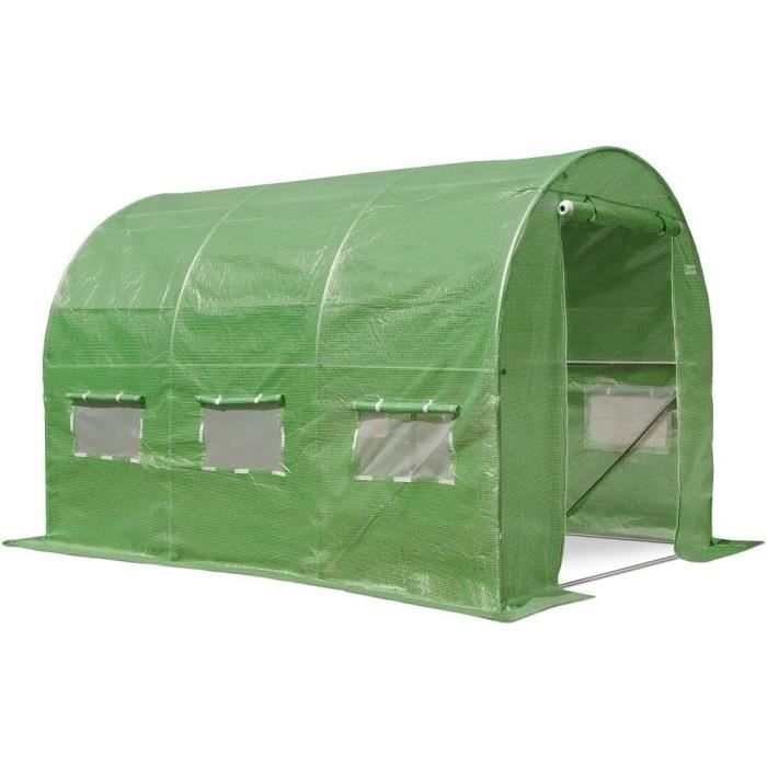 La Serre en Polyéthylène Serre Plante Maison Feuille Feuille Serre ...