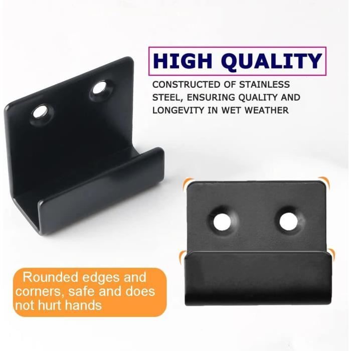 Crochet Mural Inox, 6Pcs Crochets Robustes De Mur, Crochets Robustes En ...