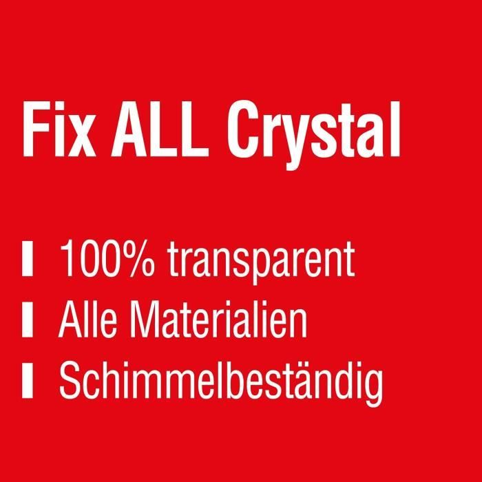 Colle Fix All Crystal 290 Ml Transparent[u1856] - Cdiscount Bricolage