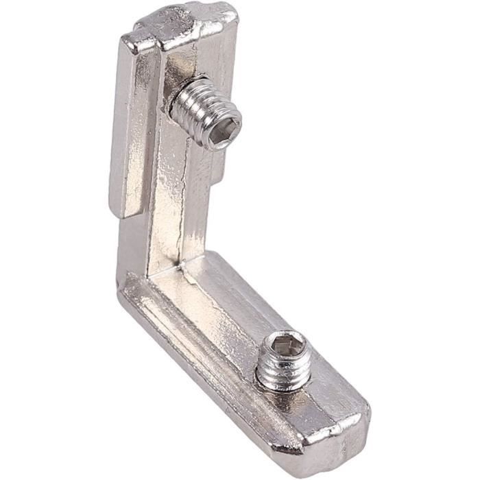 40pcs 90° Angle Interne Rainure en T EU-2020 Rainure 6 Profilé en ...