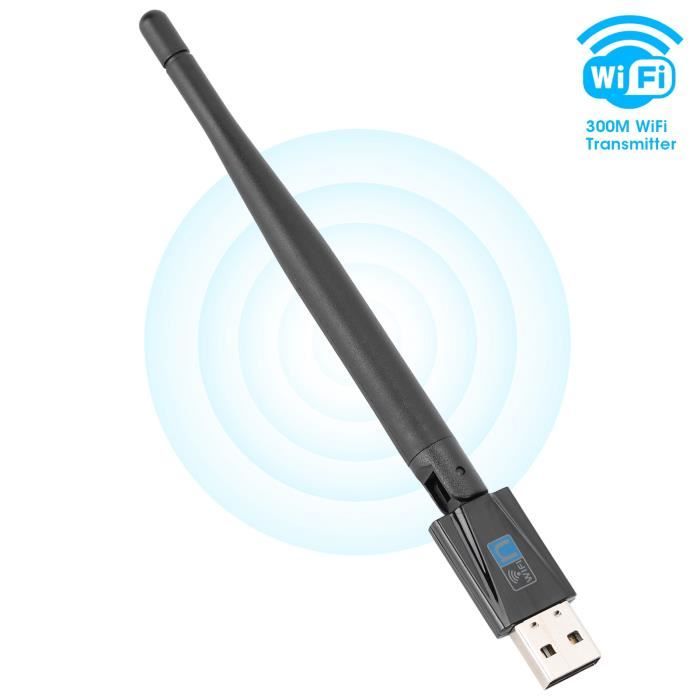 Tbest Émetteur WiFi 300M Carte Réseau sans Fil, Carte Réseau sans Fil ...
