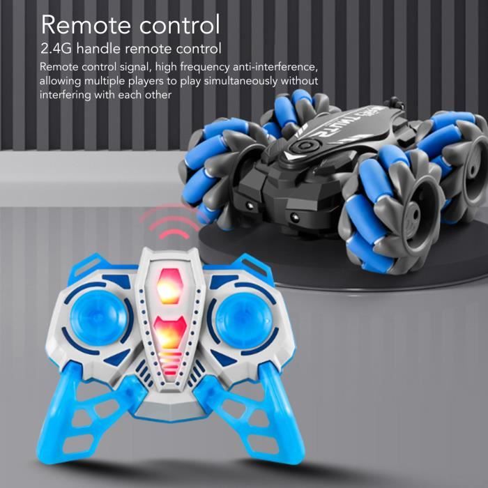 Fafeicy Jouet de voiture cascadeur RC Télécommande voiture geste détection RC cascadeur voiture ...