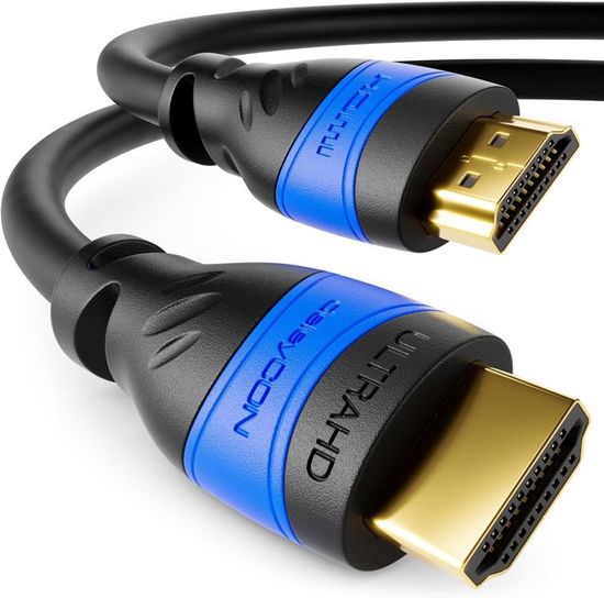 6m Cable HDMI 20ab - Haute Vitesse avec Ethernet - UHD 2160p 4K60Hz 444 ...