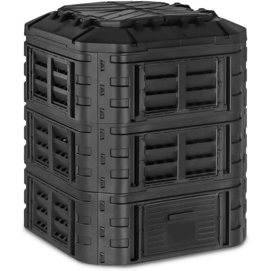Hillvert HT-M-COMP-860 Composteur De Jardin Rapide Thermocomposteur Bac ...