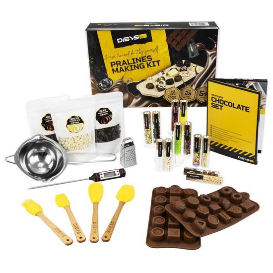 Dibys DIY Kit de pralines à faire soi-même avec des 12 ingrédients ...