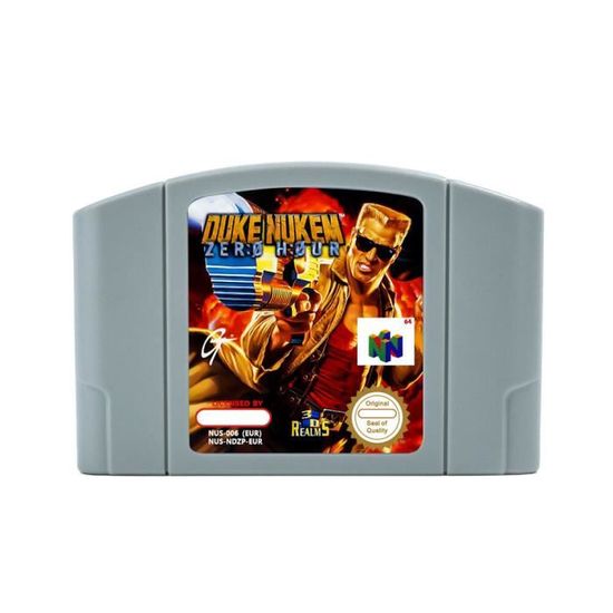Nouveau Duke Nukem ZER0 H0UR JEU NINTENDO 64 - Cdiscount Jeux vidéo