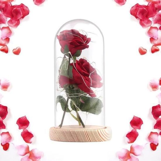 HK12892-Rose Eternelle Et Lumière Led HK12892-Rose Eternelle Et Lumière Led