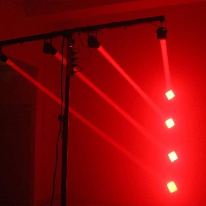 Lumière rouge - Éclairage de scène PinSpot 1W RGBW LED, éclairage ...