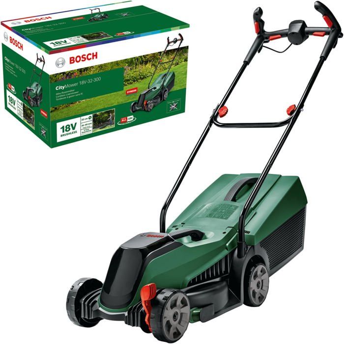 Bosch Tondeuse À Gazon Sans Fil Citymower 18V-32-300 (18 V, Sans ...