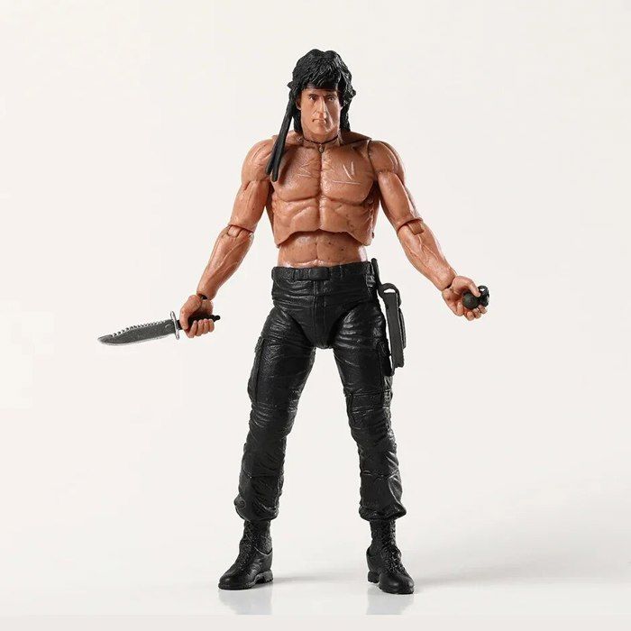 Figurine JOHN RAMBO 2 La Mission Sylvester Stallone FIRST BLOOD 2 film ...