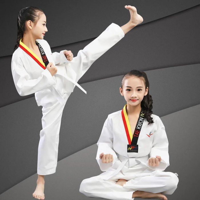 Sac de frappe,Enfants Taekwondo Dobok Robe Karaté Uniforme Enfants ...