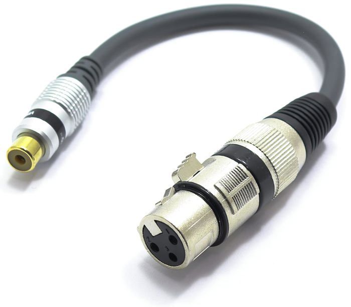 Adaptateur XLR Femelle vers RCA Femelle pour Microphone 3 Broches vers RCA Audio.[Q1038 ...