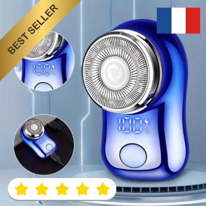 Mini Rasoir Électrique Voyage Autonomie Digital Recharge USB Idée ...
