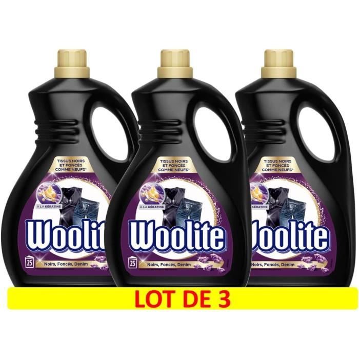 Lot De 3 Lessives Liquide Noir Et Foncés - 1,5L[H349] - Cdiscount ...
