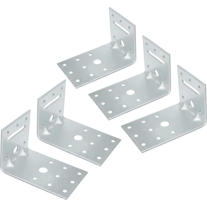 C50498 - Lot De 5 - Équerres De Fixation Réglable Renforcée ...