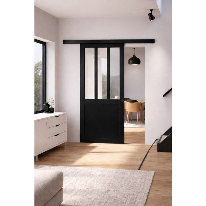 Porte Coulissante Atelier 93 Cm Avec Rail