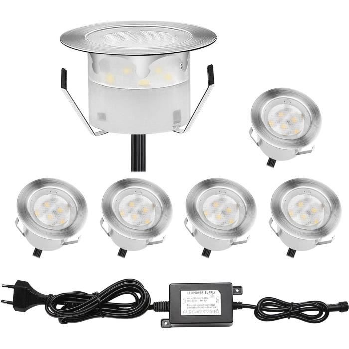 Lot de 6 Spots LED Encastrable,Spots pour Escaliers Pont Lumière pour ...