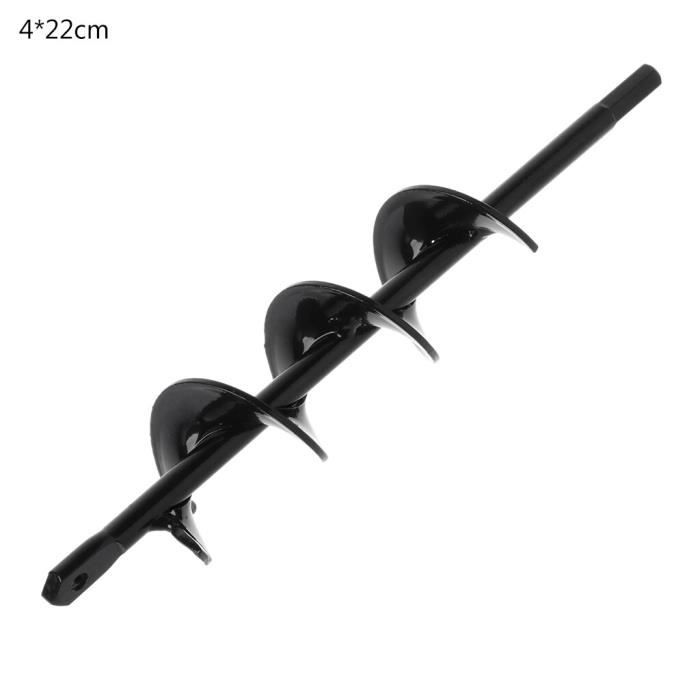 Tarière de jardin en spirale, 4 tailles, foret en spirale, tige ...