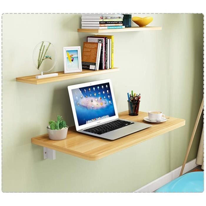 Table Murale Rabattable, Table De Pliage Flottante Fixée Au Mur, Table ...