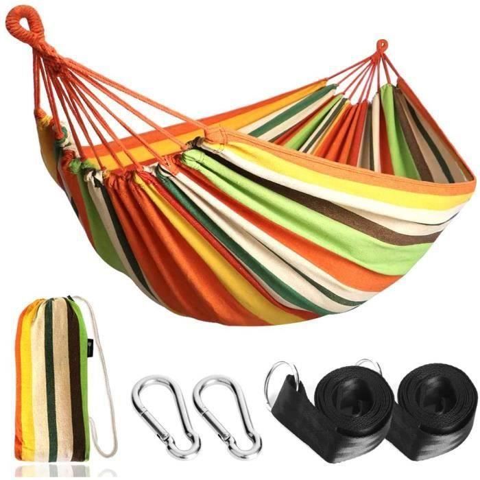 Hamac d'extérieur - AUTREMENT - Capacité 200Kg - Toile légère - Blanc ...