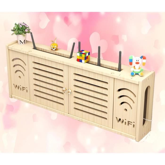 Support Pour Tv Mural Avec Étagère Cache Cable Étagère Tv Mural ...