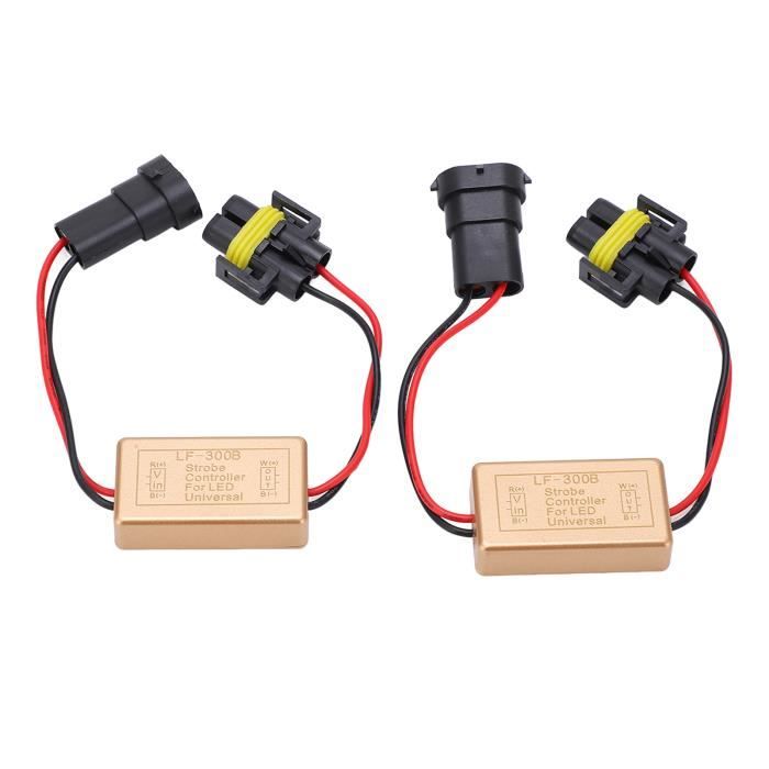 Cikonielf module clignotant contrôleur flash stroboscopique 2 pièces ...