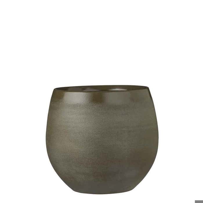 Pot de fleur - MICA DECORATIONS - Florypot - Terre cuite - Vert - 23 x ...