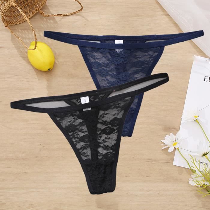 Calecon en dentelle florale pour femmes ensemble de 2 pièces sous ...