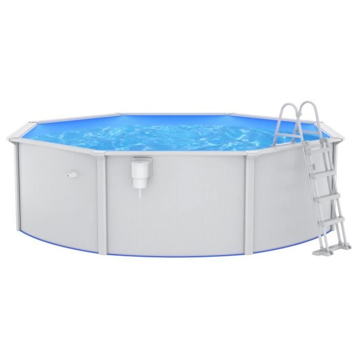 Piscine avec échelle de sécurité 460x120 cm - Pwshymi - D9972 ...