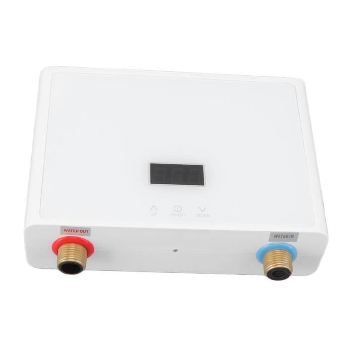 Qqmora Chauffe-eau électrique sans réservoir Chauffe-eau instantané ...