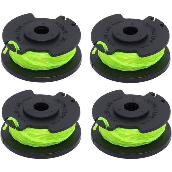 Lucky-Lot de 4 Bobine de fil de rechange pour débroussailleuse Ryobi ...