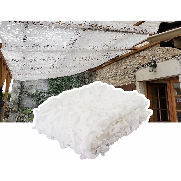 RUMOCOVO Blanc Filet de Camouflage, Toile Camouflage Pergola, Parasol ...