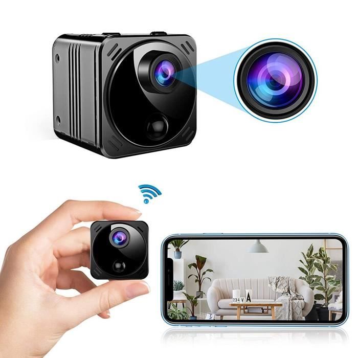 RUMOCOVO Mini caméra WiFi 4K HD Super grand Angle, petit caméscope sans ...