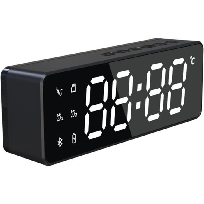 Réveil De Chevet Haut-Parleur Bluetooth Sans Fil Féminin Radio Sound ...