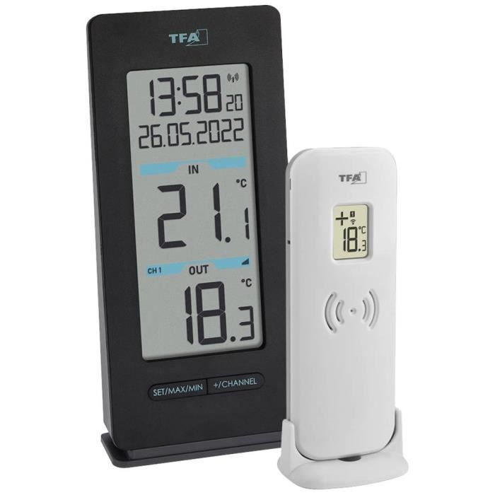 TFA Dostmann Buddy Thermomètre numérique radiopiloté noir - Cdiscount ... TFA Dostmann Buddy Thermomètre numérique radiopiloté noir - Cdiscount ...