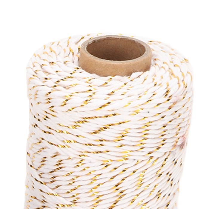 Ficelle en Coton - Ficelle - 2 Rouleaux - 109 Mètres - Couleurs Vives ...