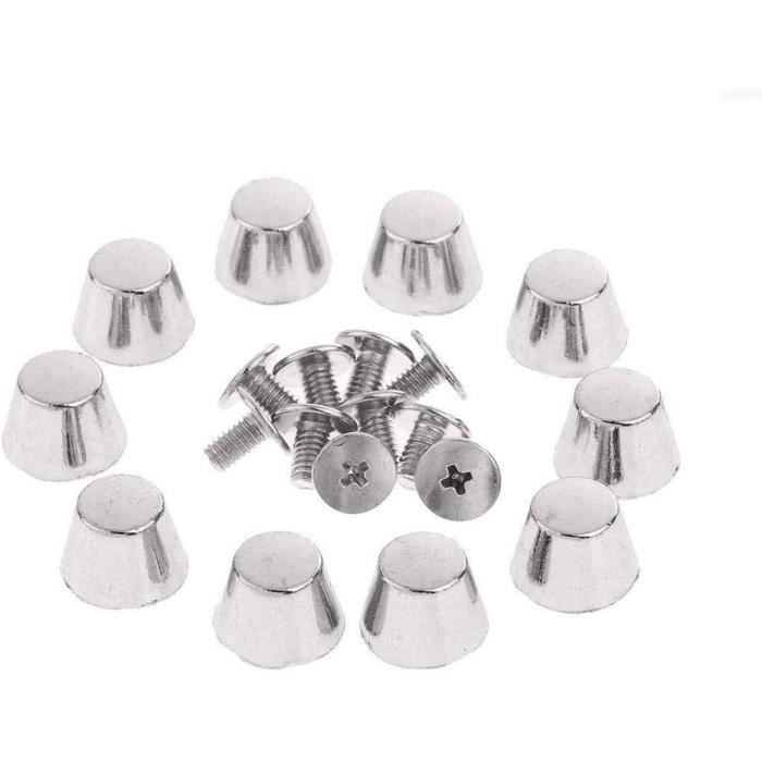 Laiton Seau Champignon Cônes Vis Arrière Plat Clous Rivets pour ...