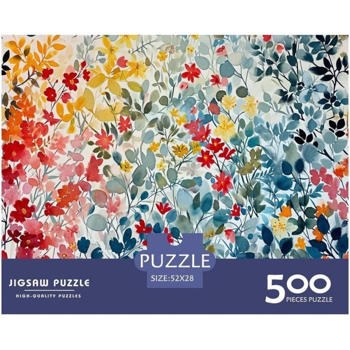 Feuille D'Érable Puzzles 500 Pièces Plantes Pour Adultes Décoration ...